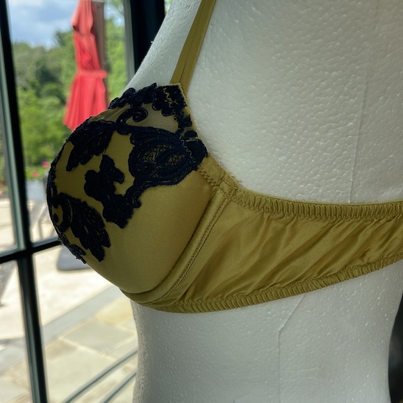 La Perla | Intimates & Sleepwear | La Perla Maison Chartreuse Silk Bra ...